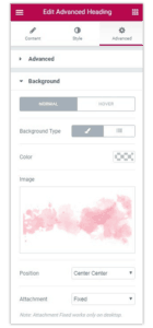 Advanced Heading Widget