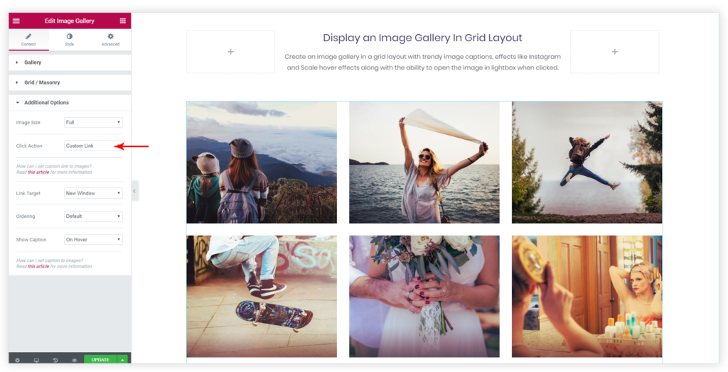 Image Gallery Widget