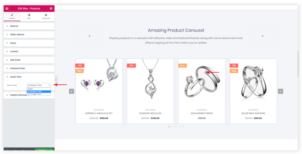 How to enable Quick View for WooCommerce Products?