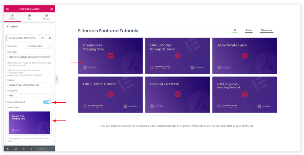 How to Set a Custom Placeholder Image for the Video?