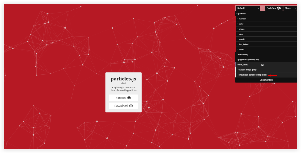 How to Add Custom Particle Backgrounds Style?