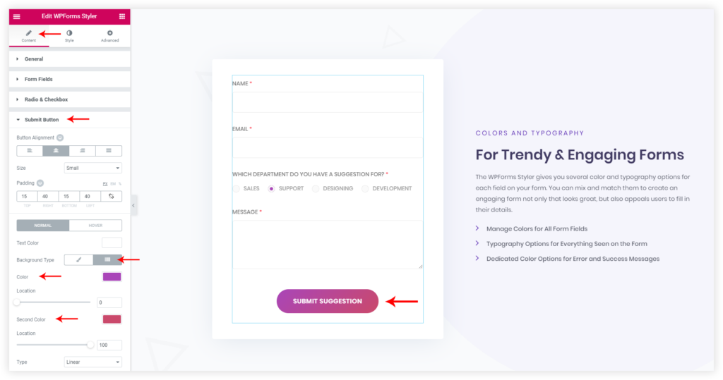 WPForms Styler Widget