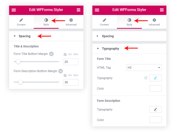 WPForms Styler Widget