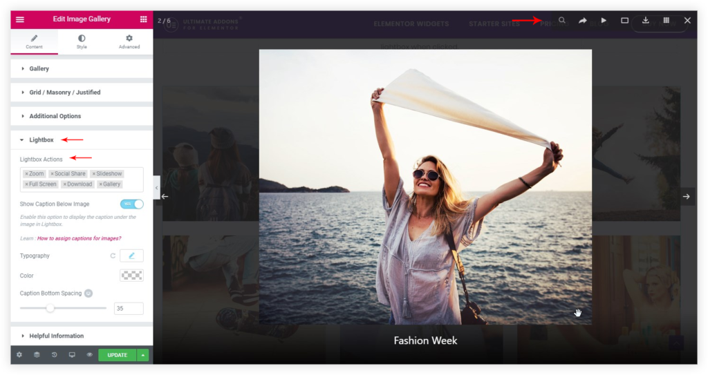 Image Gallery Widget