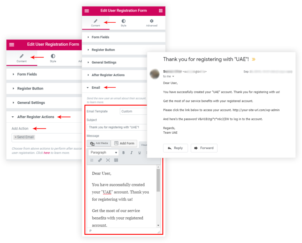 How To Create A User Registration Form With Only Email Field In Elementor