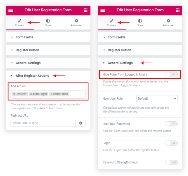 How to Create a User Registration Form using Elementor?