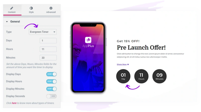 Elementor Countdown Timer Widget – Ultimate Addons for Elementor