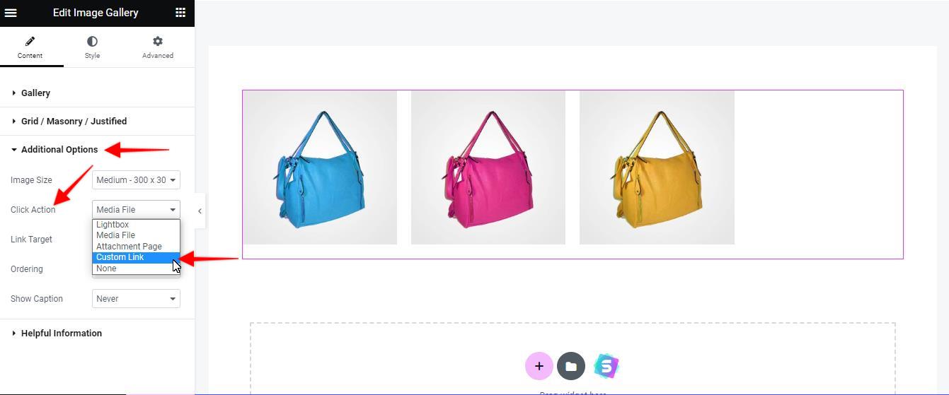 How to Set a Custom Link for the Image?