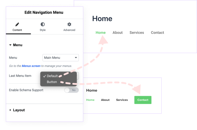 Stylish & Responsive Navigation Menu