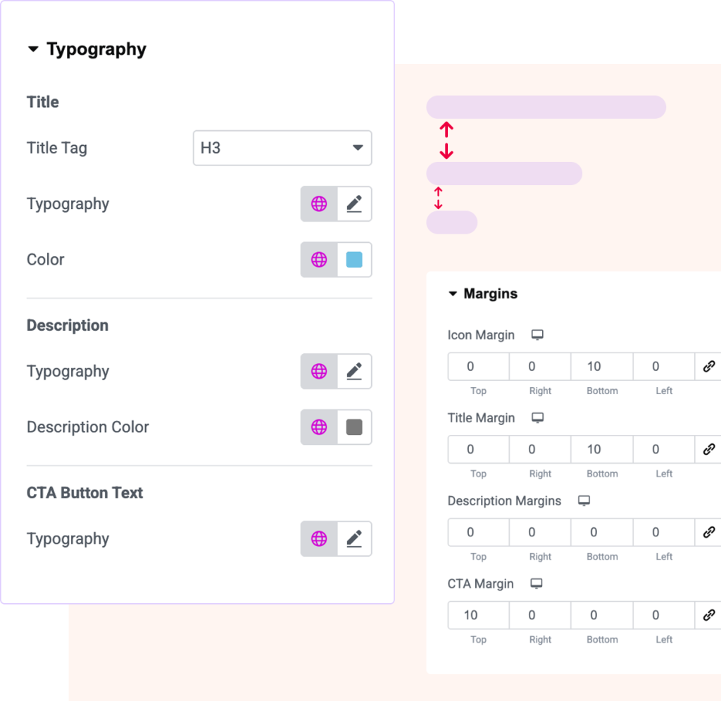 Customizable Info Card Widget for Elegant Content Layouts