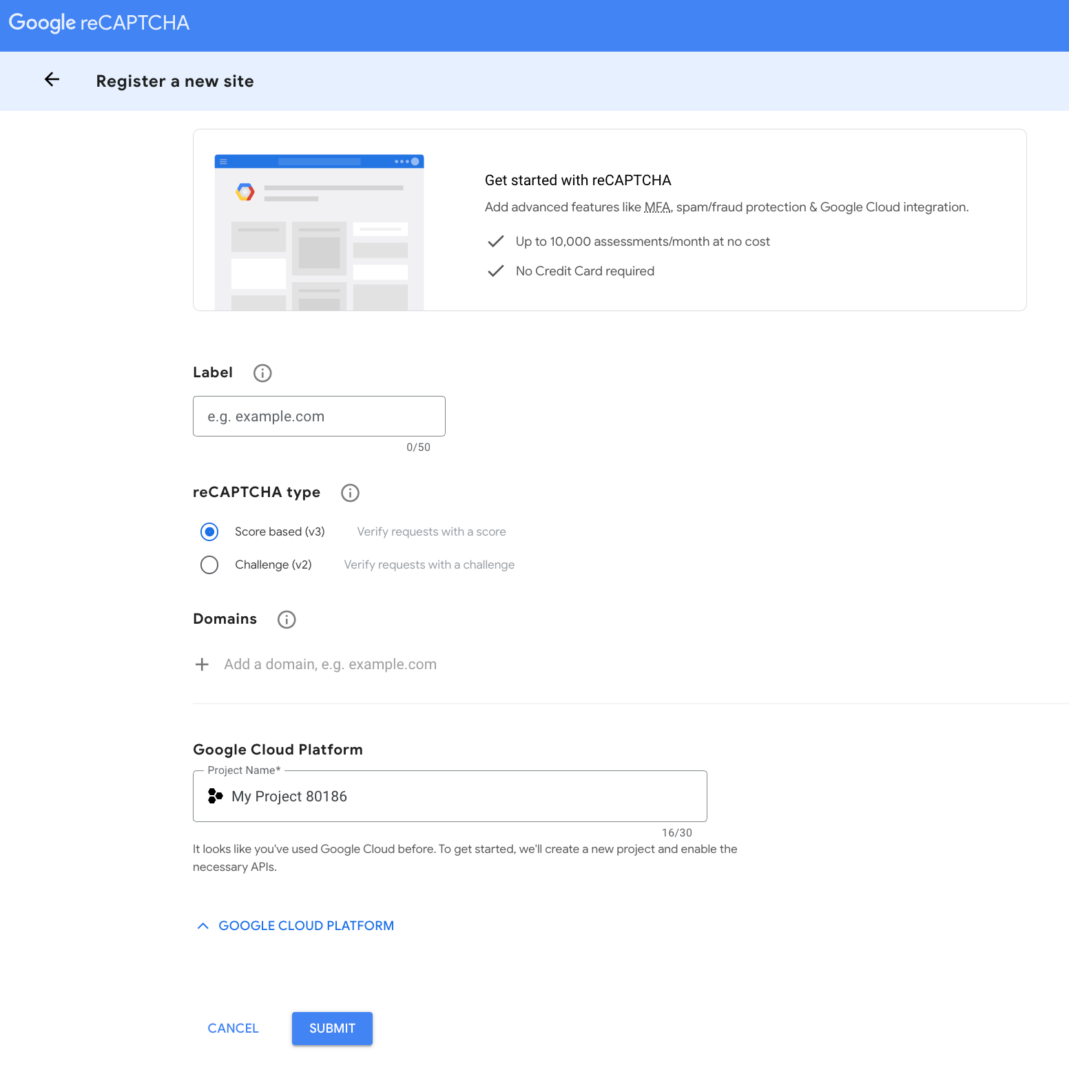 Google reCAPTCHA v3 in Login Form for Elementor