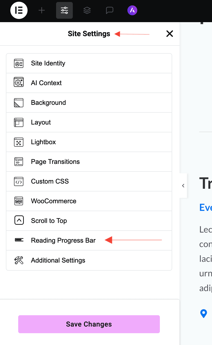 Reading Progress Bar (Extension)