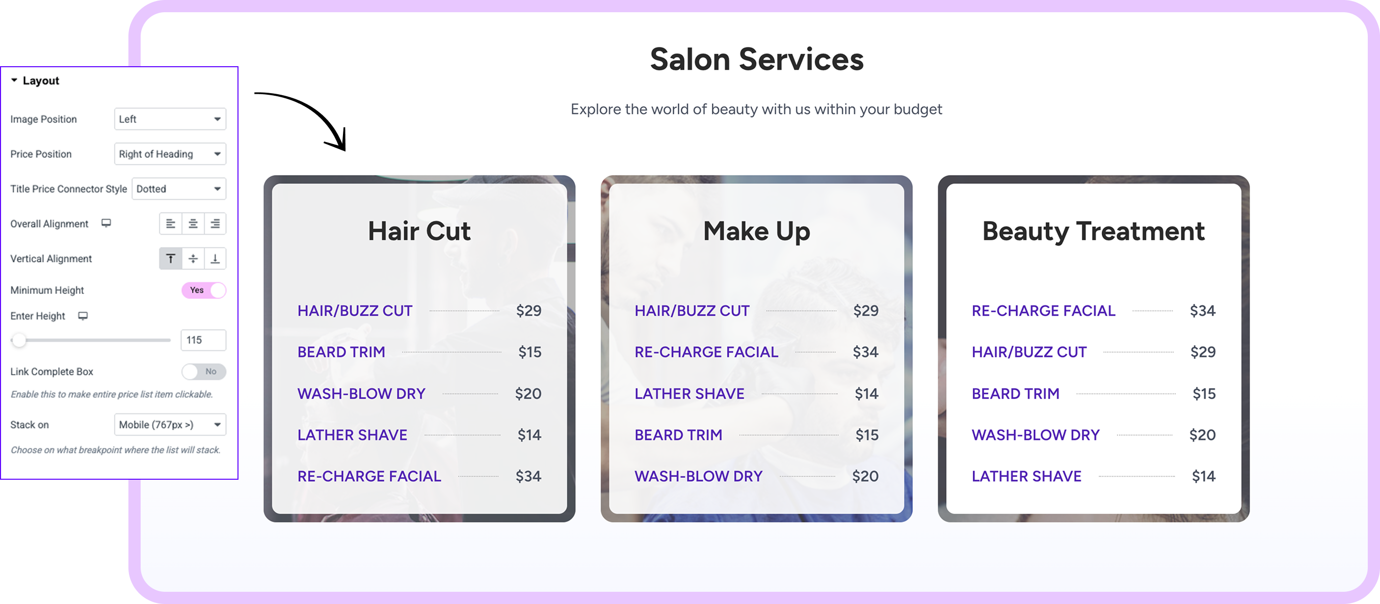 Elementor Price List Widget – Ultimate Addons for Elementor